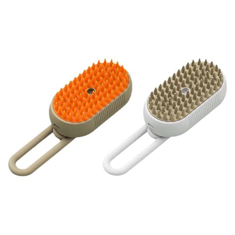 Ghyjpajk 2024 Upgraded Steamy Cat Brush 3 In 1 Cat Steamy Brush Cat