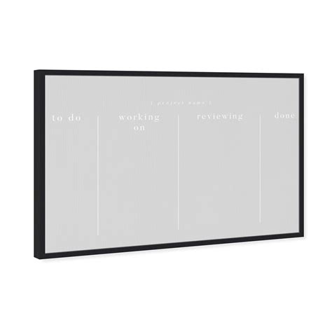 Oliver Gal Prints Project Wall Mounted Dry Erase Board Wayfair