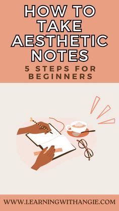 How To Take Aesthetic Notes For Beginners Study Tips Study Tips