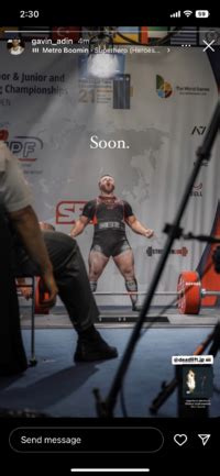Gavin Adin Instagram Powerlifter Page Lpsg