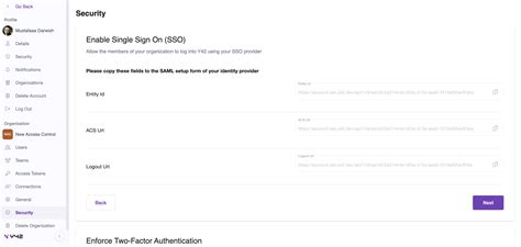 Setting Up SSO With SAML