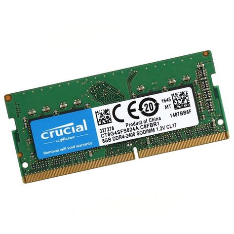 Memoria 8gb Crucial Ddr4 2400mhz Sodimm Kprint