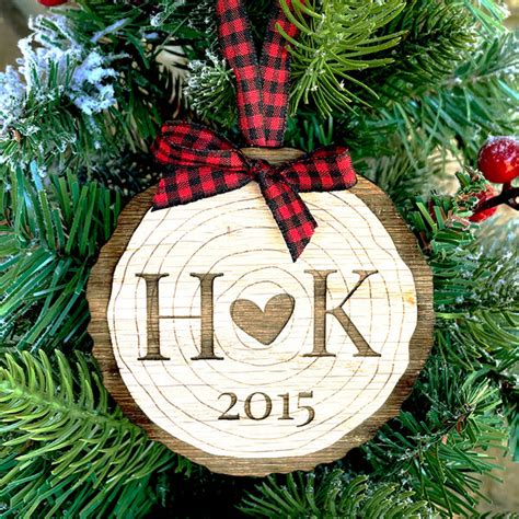 Love Wood Slice Ornament Glowforge Shop