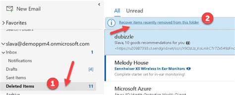 learn how to recover deleted emails in outlook cloudally