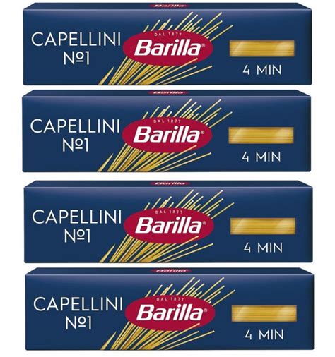 Макаронные изделия Barilla Capellini|Капеллини №1, 450 г х 4 шт ...