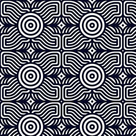 Free Vector Flat Design Monochromatic Pattern