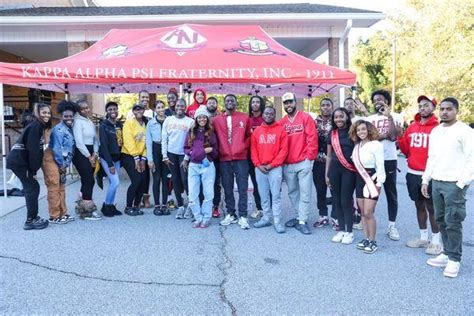 The Alpha Nu Chapter Of Kappa Alpha Psi Inc And Have Their Hands