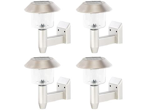 Lunartec Wandlaterne Solar LED Wandleuchte WL 101 Florenz 1 2 Lm 0