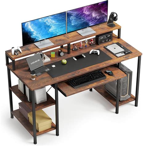 Office Desk With Computer Tray