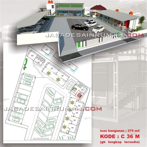 Desain Tempat Usaha Pujasera Dan Cuci Mobil Dengan Parkir Luas Jasa Desain Rumahjasa Desain Rumah