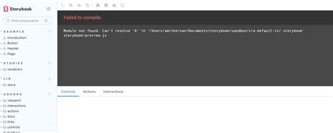 Bug When Storybook Crashes While Building It Doesn T Notify The