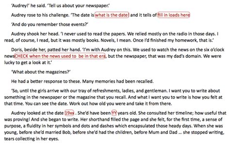 Annotations First Draft Editing Scrivenervirgin