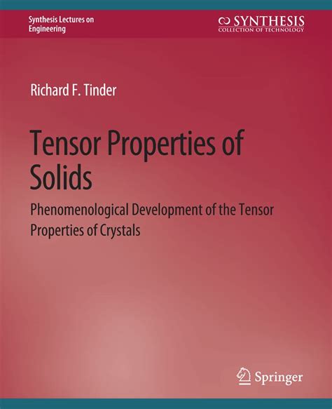 Tensor Properties Of Solids Part One Equilibrium Tensor Properties