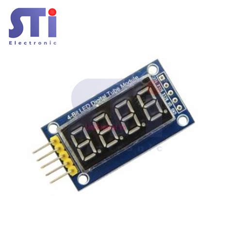 Module 4 Led 7 Thanh 74hc595 Sti Electronic