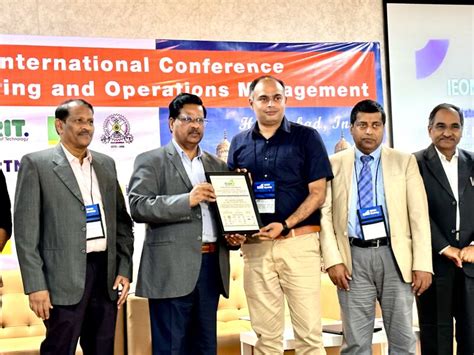 Prof Jayakrishna Kandasamy On Linkedin Vit Smec Ieom24 Scm Jntu 93 Comments