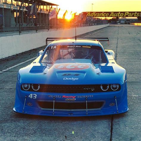 Blue Race Car At Sunset Camaro Zl1 Police Car Blue Mustang Night