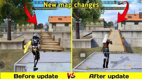 BEFORE UPDATE VS AFTER UPDATE OB Update MAP CHANGES FREE FIRE YouTube