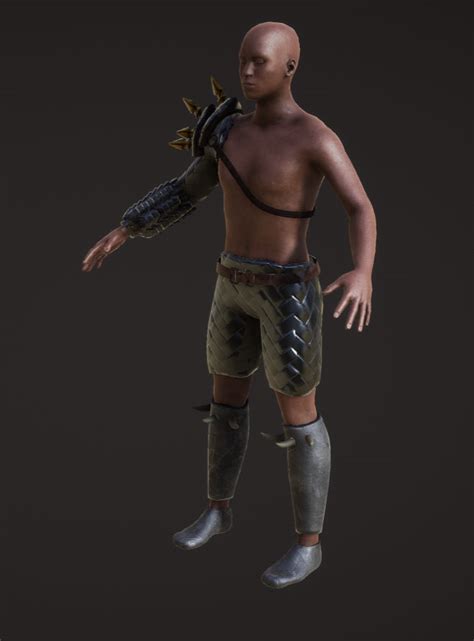 人类战士 3d模型 7 Unknown Obj Fbx Blend Free3d