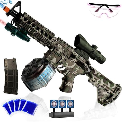 Gun M416 Large Gel Ball Blaster For Orbeez With Goggles With Drum And Manual
