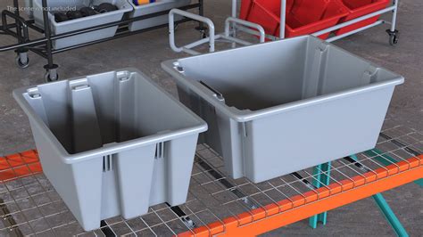 Stack And Nest Totes 3d Model 24 Max 3ds Blend C4d Fbx Ma Lxo