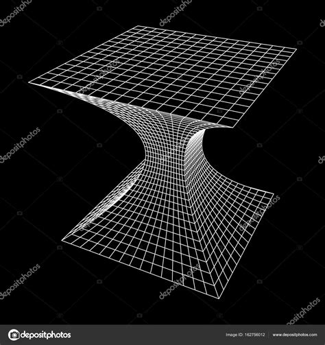 Wireframe Mesh Funnel Stock Vector Image By Newb