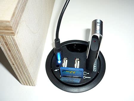 Tischkabeldose für USB Audio Cardreader Heimwerker Aktuell de