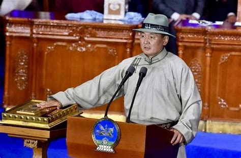 25ЦАГ 🔴Монгол Улсын Ерөнхийлөгч У Хүрэлсүх Үндсэн хуульд нэмэлт өөрчлөлт оруулах асуудлыг