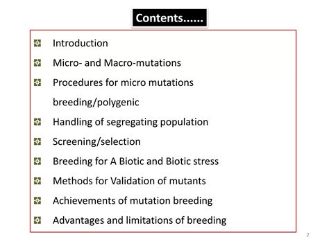 Mutation Breeding Ppt PPTX