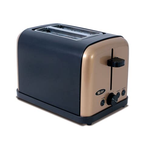 Zip Toaster Black Copper Colour 2 Slice Zip481 Briscoes Nz