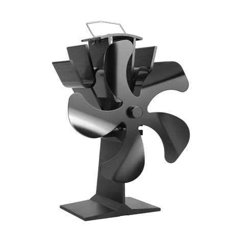 5 Blades Log Wood Burning Heat Stove Fan Wood Fireplace Fan China