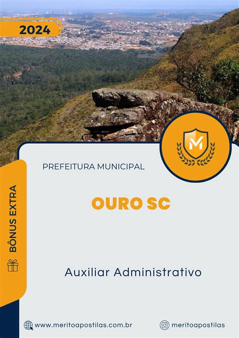 Apostila Auxiliar Administrativo Prefeitura De Ouro Sc 2024