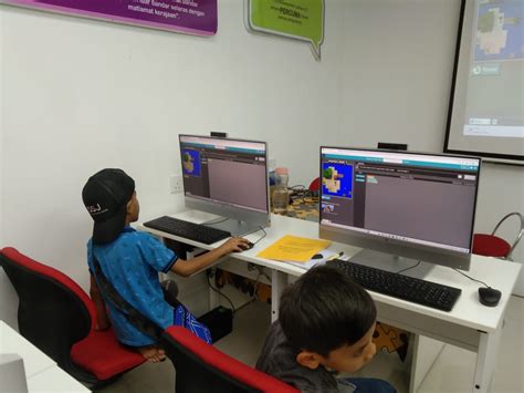 Aktiviti Pembelajaran Coding Kod Bahasa Program Komputer Nadi Kampung Jemapoh