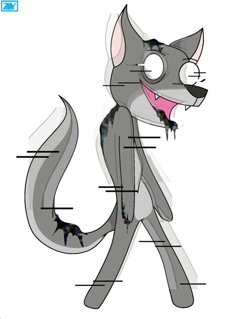 Robbie Wolf Come Learn With Pibby Requested By Sketchy Zaya On Deviantart