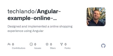 GitHub Techlando Angular Example Online Shopping Cart Designed And Implemented A Online