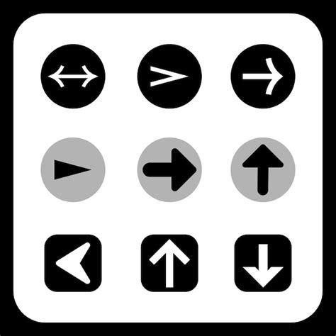 Premium Vector Set Of Vector Arrows Cursor Arrow Icon Pack Arrows Collection