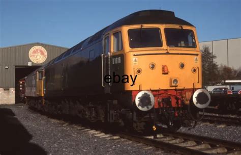 35mm Railway Slide Br Diesel Loco Class 47 D1916 Crewe £2 99