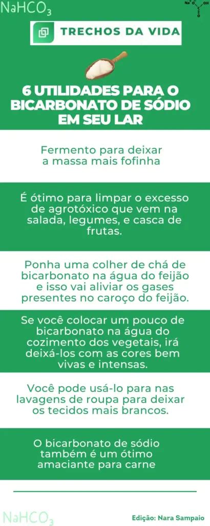 Bicarbonato De Sódio 6 Utilidades Para Seu Lar Trechos Da Vida