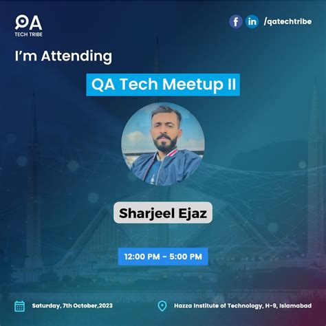 Sharjeel Ejaz On Linkedin Im Attending Qa Tech Meetup By Qa Tech