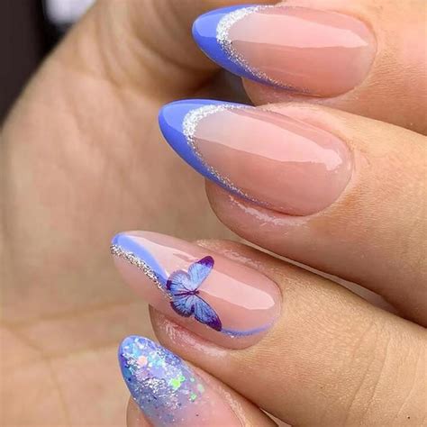 Glitter Nail Tip Designs