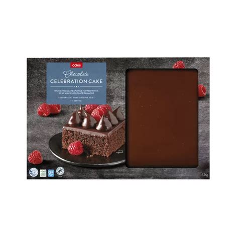 Calories In Coles Chocolate Celebration Cake · Calcount