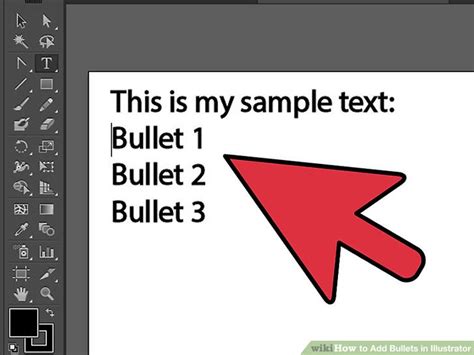 How To Add Bullets In Illustrator 7 Steps With Pictures