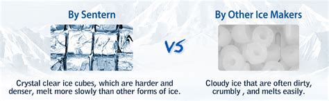 Sentern Portable Countertop Clear Ice Maker Stainless Steel