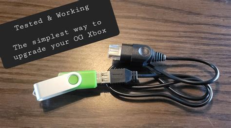 Original Xbox Softmod Kit Xbox To Usb Cable And Compatible Usb End Game Rocky5 Softmod