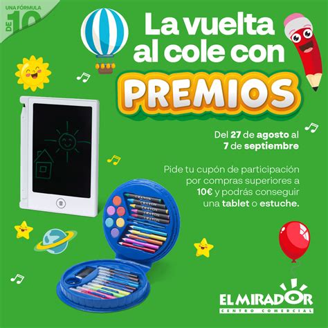 ¡gana Premios Con La Vuelta Al Cole El Mirador De Burgos