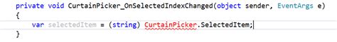 Xamarin How To Get Selected Item Of Picker Which Is Inside A Listview Stack Overflow