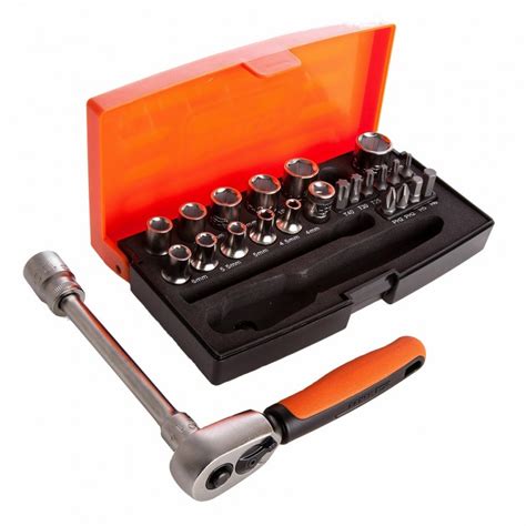 Bahco Sl25 Pro 1 4 Inch 25 Piece Socket Set Bahsl25b Sealants And