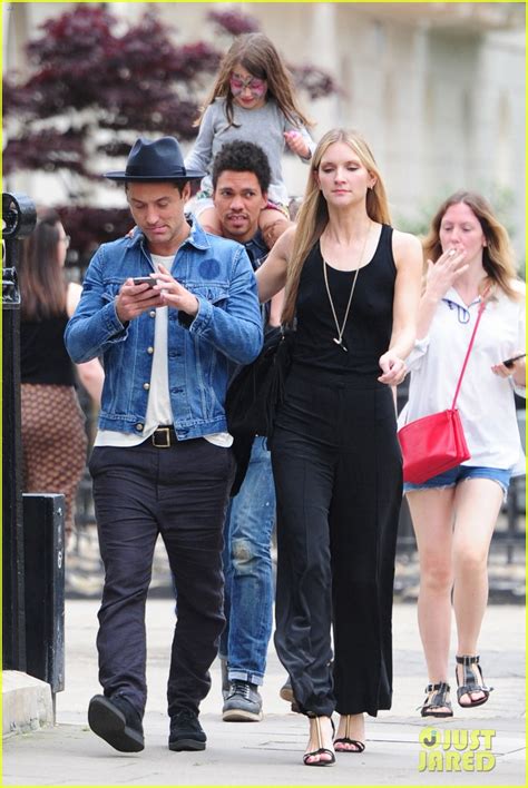 Jude Law And Girlfriend Phillipa Coan Take A Casual London Stroll Photo