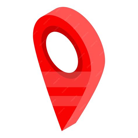 Premium Vector Pin Map Location Icon Isometric Of Pin Map Location