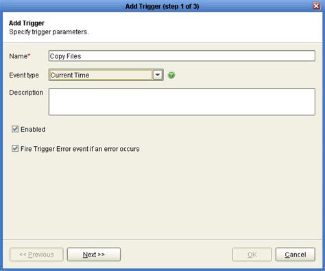 Using Time Based Triggers