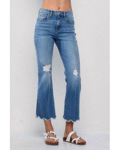 Blue Sneak Peek Jeans For Women Lyst